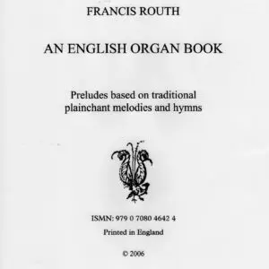 Francis Routh English Organ Book